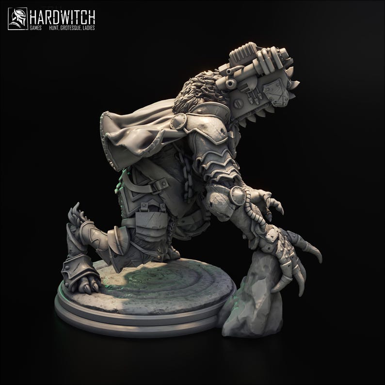 Warbeast | Dnd Cyborg Amalgam Monster Miniature | 32mm / 75mm | by ...
