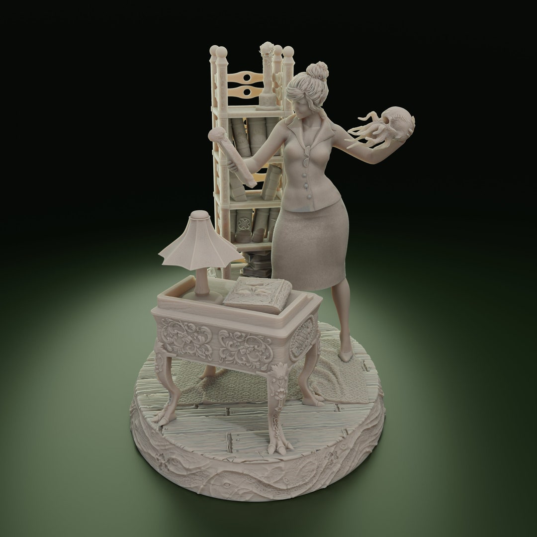 Mona Lozetti | Female Miniature Lovecraft Cthulhu Redneck Noir Resin ...