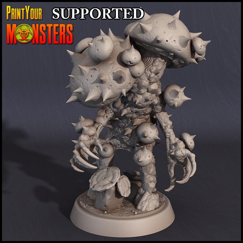 Fungal Nightmares | Dnd Mycelic Myconid Mushroom Monster Miniature ...
