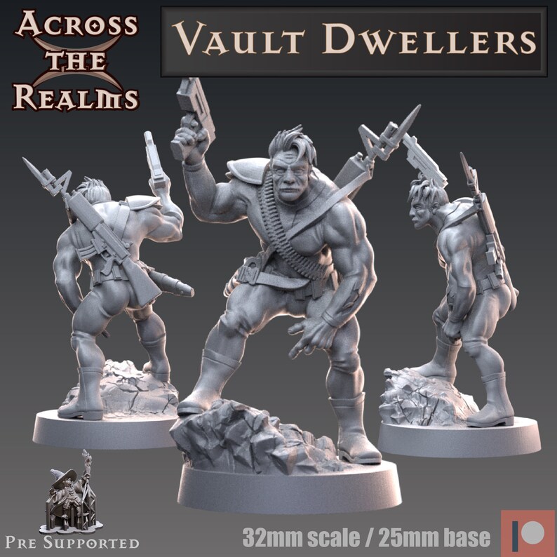 Vault Dwellers | Sci-fi Post Apocalyptic Fallout Survivor Miniatures ...