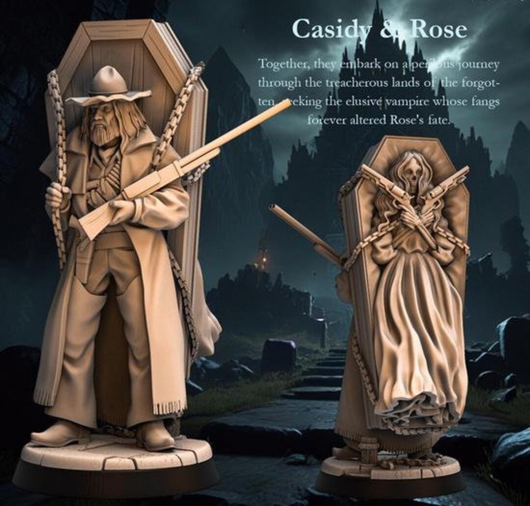Hunters of Chapelnoire | Dnd Victorian Noire Vampire Witch Hunters 3d ...