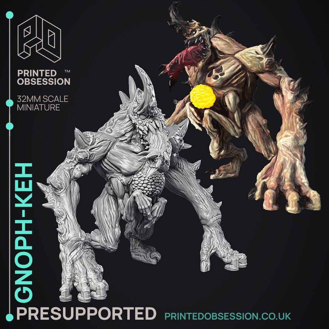 Gnopkeh | Dnd Abberation Mutant Monster Miniature | 32mm / 75mm | by ...