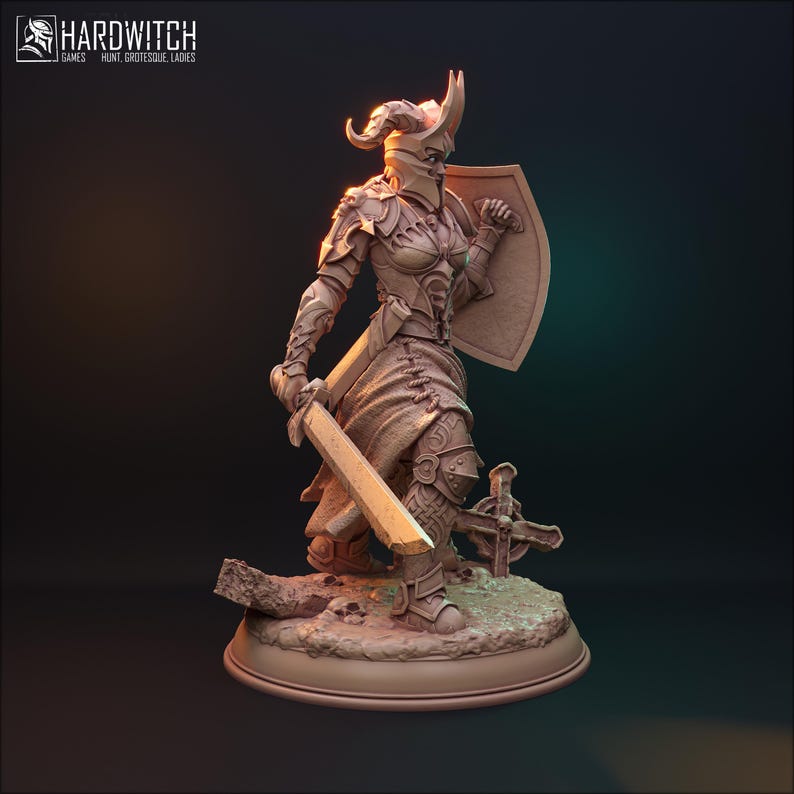 Dontara | Female Fantasy Tiefling Demoness Knight Warrior Tabletop Dnd ...