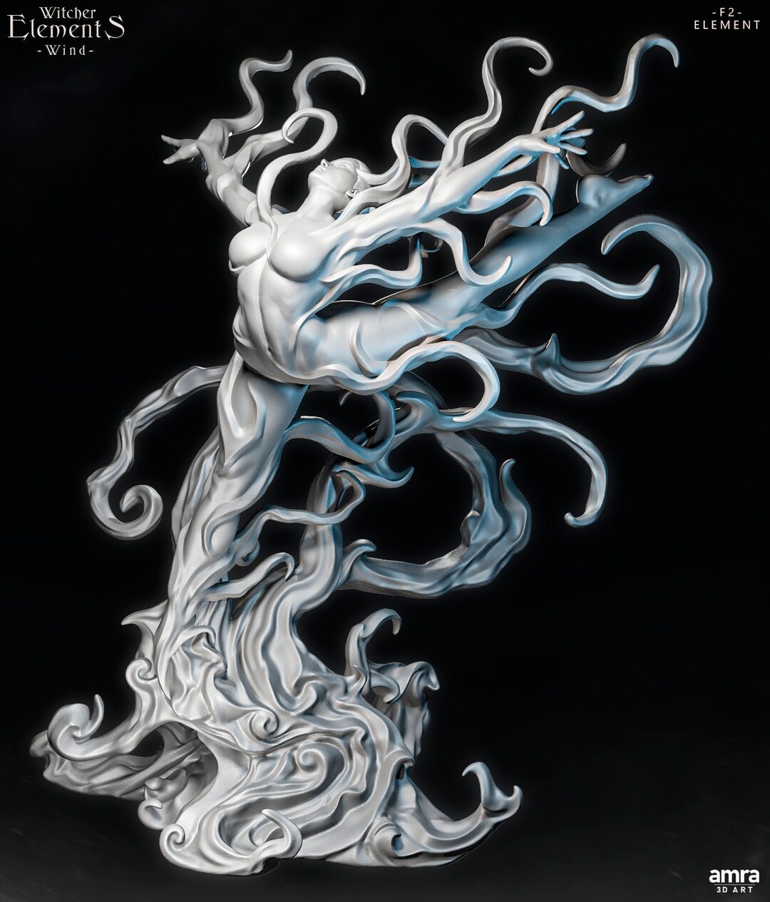 Sylph, Elemental Forms| Fantasy Miniature Elemental Ballerina Dancer ...