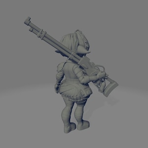 Silviar, Goblin Sniper | Dnd Female Goblin Ranger Sci-fi Fantasy Pin up ...