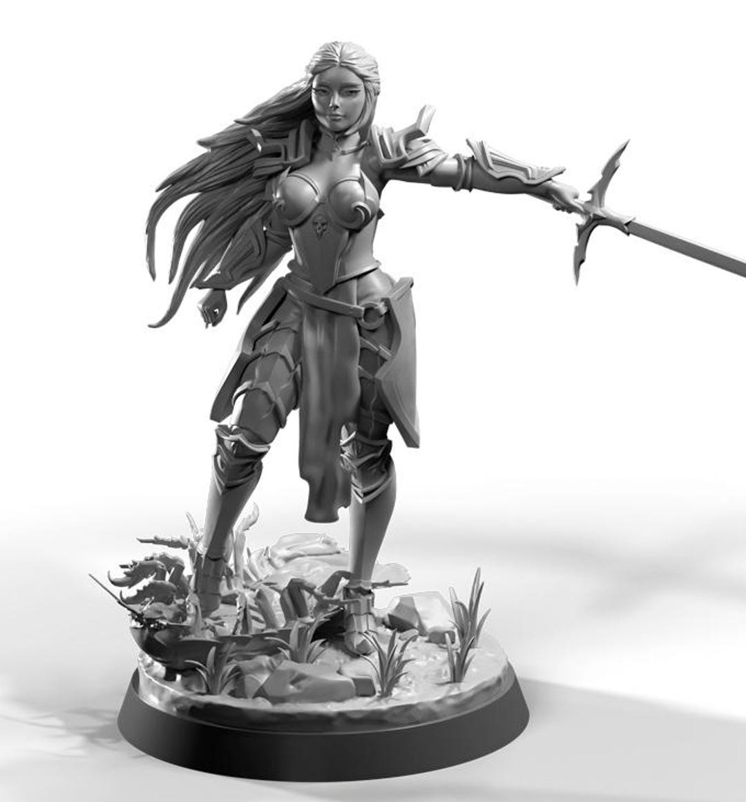 Mementia | Dnd Wizard Sorceress Miniature Female Fantasy Witch | 32mm ...