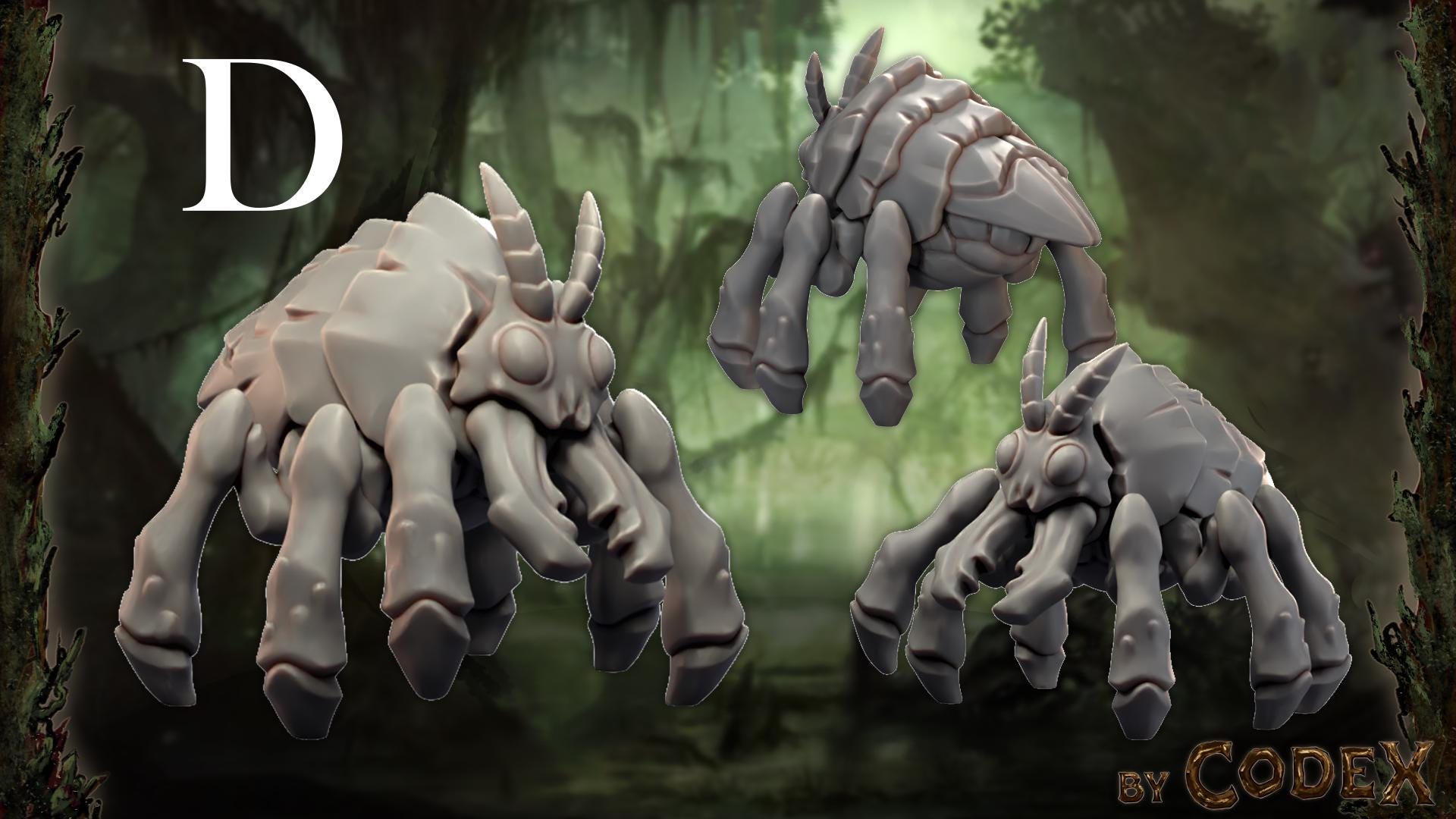 Swamp Bugs | Dnd Insectoid Monster Miniature | 40mm | by Codex ...