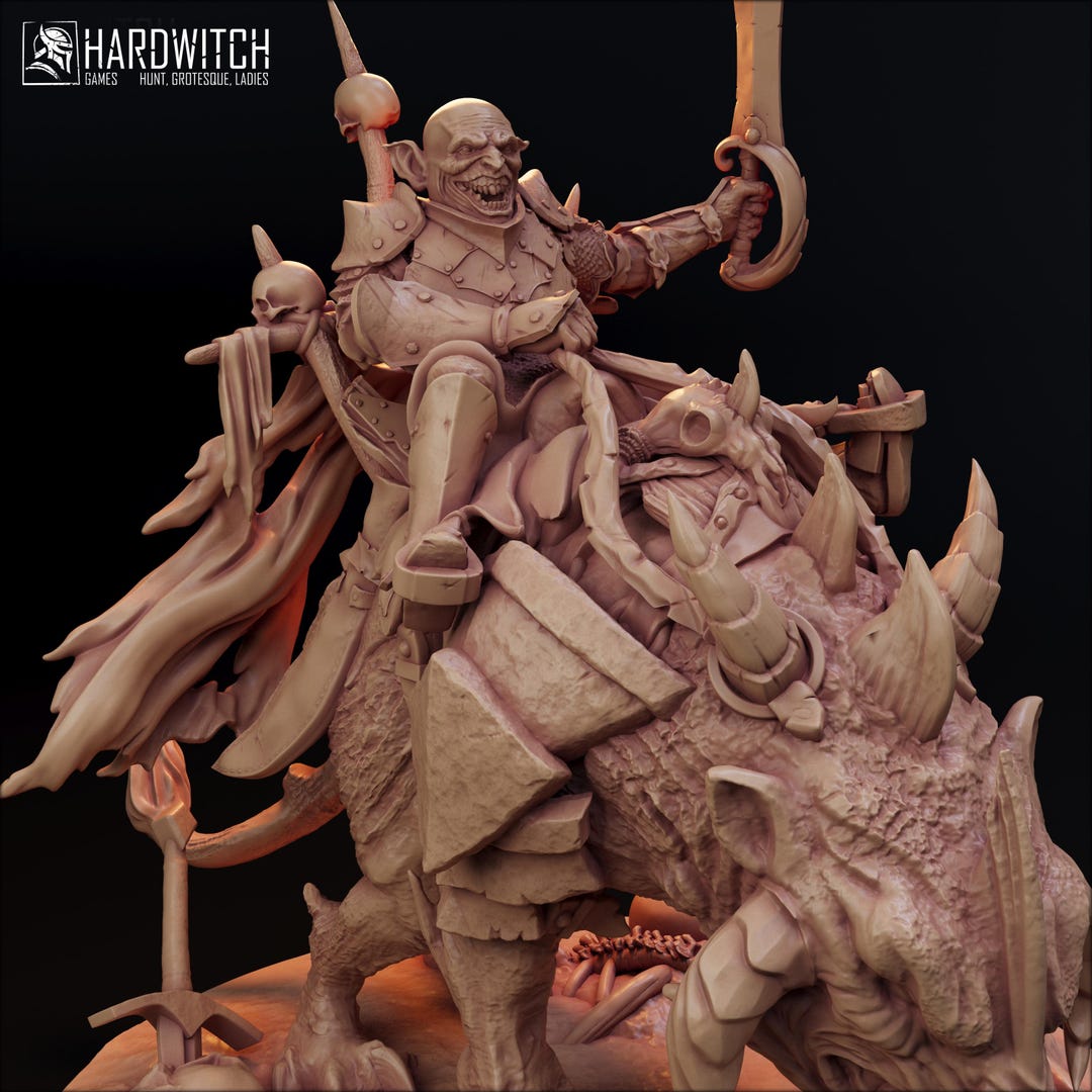 Zurek Groba | Dnd Fantasy Goblin Cavalry Warrior Collectible Miniature ...
