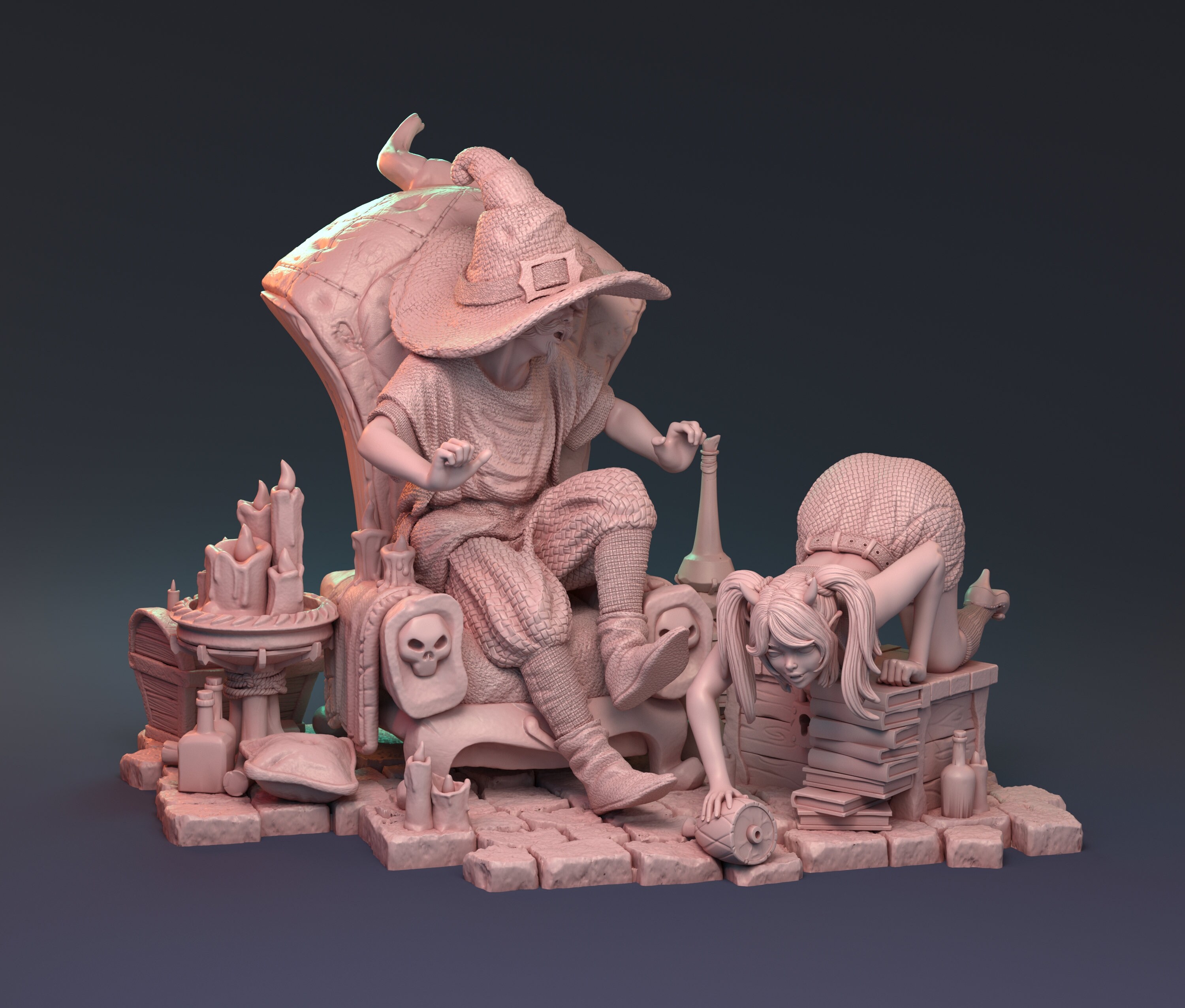 Close the Portals Diorama | Fantasy Miniature 3d Resin Model Pin up ...