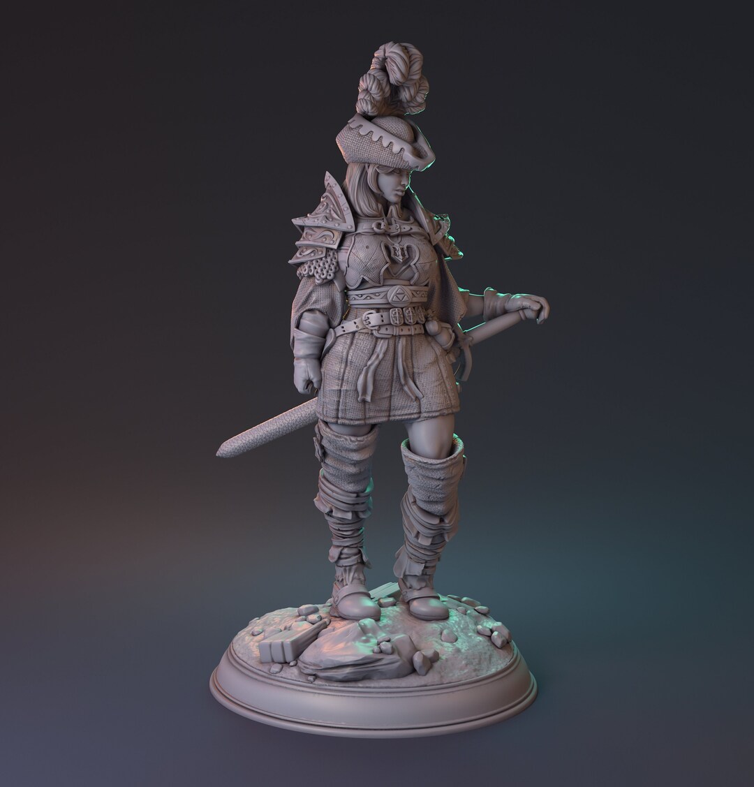 Cassandra Werns | Fantasy Miniature Pirate Buccaneer | Dnd 3d Resin ...