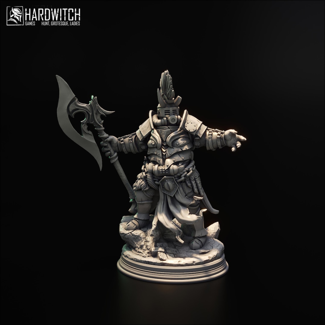 Infernal Anointed | Dnd Human Warrior Gunner Miniature | 32mm / 75mm ...