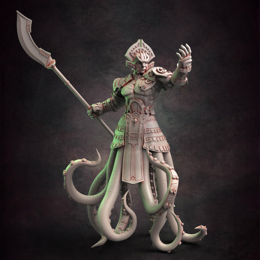 Cecaelia Tanks | Male Mermaid Scylla Knight Paladins 3D Printed ...