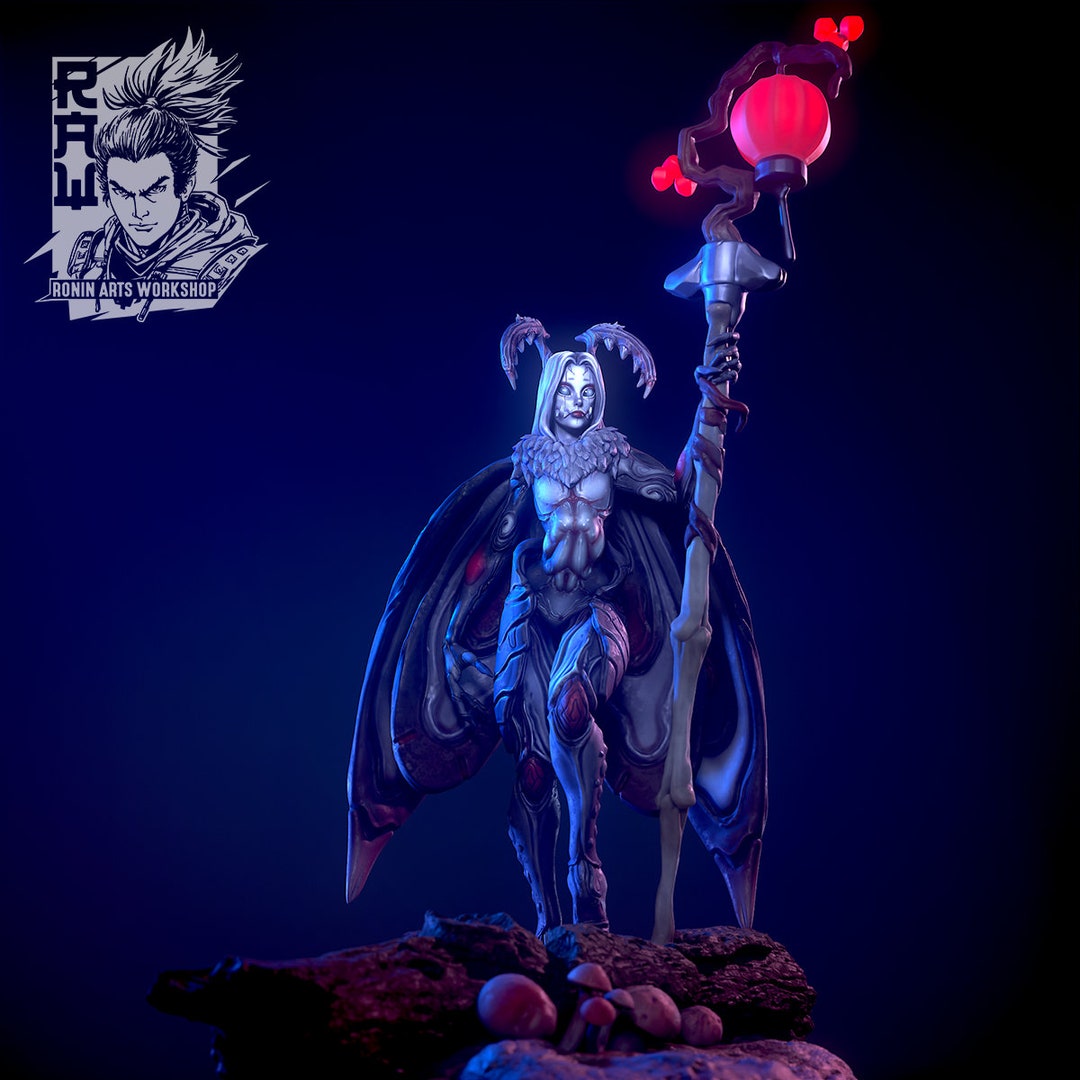 Lysena the Lightbearer | Dnd Moth Man Demon Collectible Miniature ...