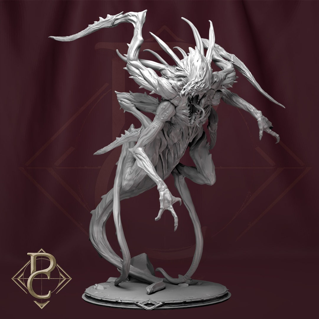 The Beast of Change | Gigantic Dragon Dnd Compatible Enemy Fiend 3D ...