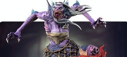 Ursula Creature Fantasy Miniature 3D Resin Printed Model Scylla Horror ...