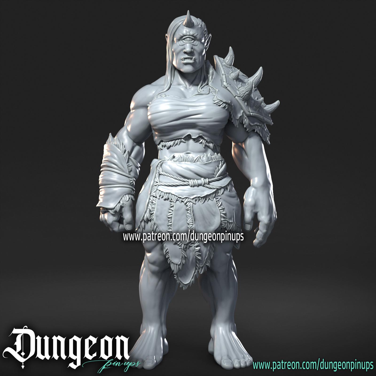 Ciclopea | Female Greek Mythology Cyclops Collectible Miniature | 40mm ...