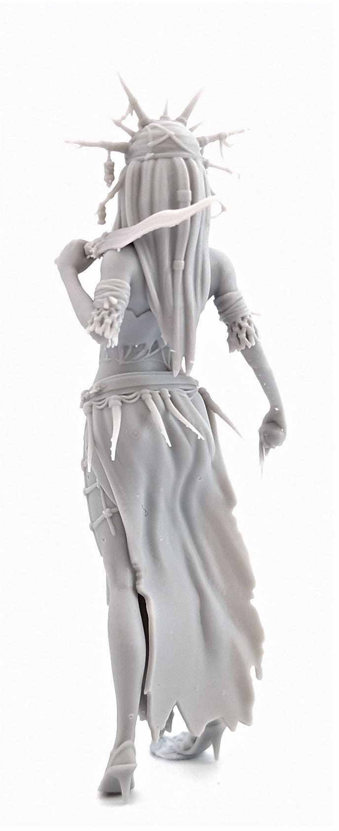 Aztec Warrior Female Fantasy Miniature 3d Resin Print Model Pin up ...