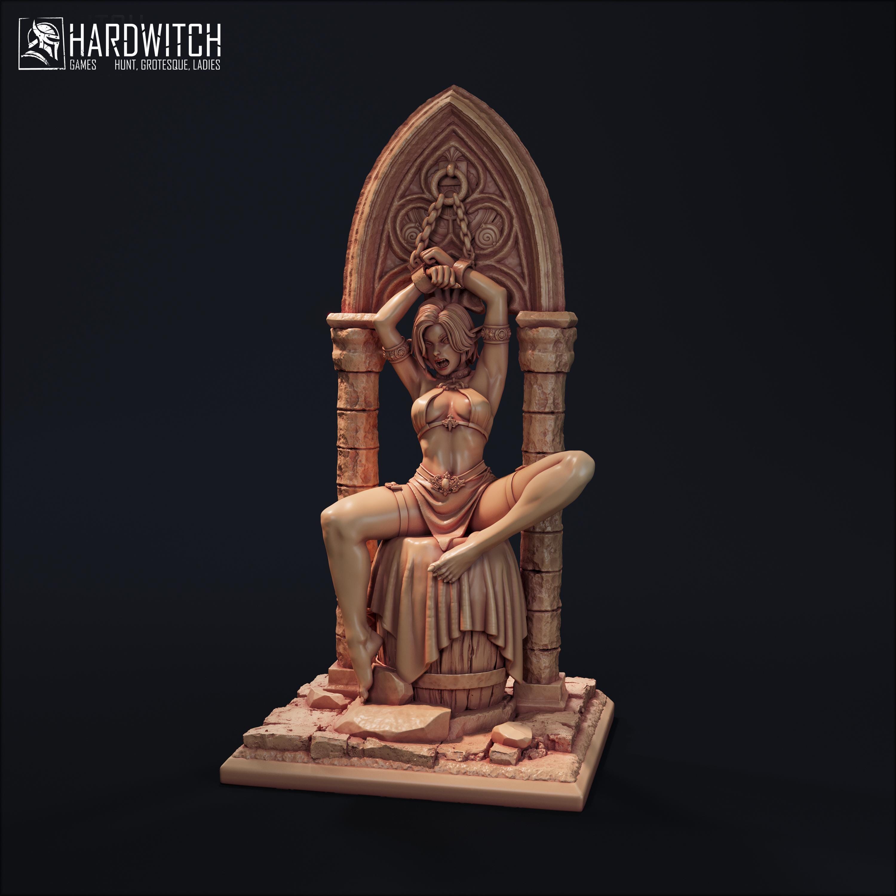 Inreen Taalir | Dnd Elf Vampire Captive Miniature | 32mm / 75mm | by ...