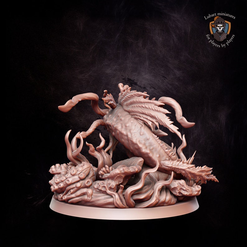 Aboleth Fantasy Dnd Monster 40mm Miniature Dnd Miniature Tabletop Model ...