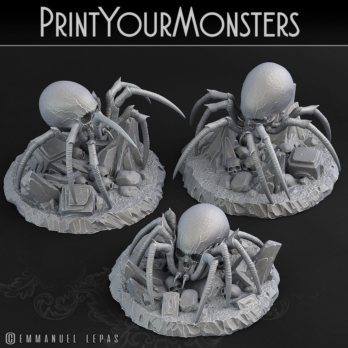 Total Spiders Pack | Dnd Giant Insectoid Tarantula Collectible Monster ...