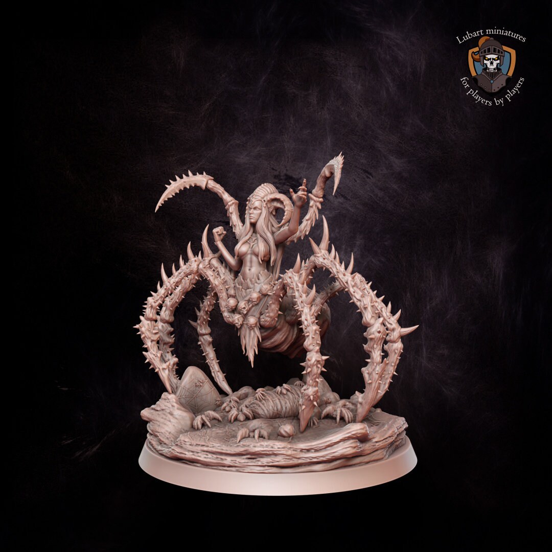 Drider | Fantasy Dnd Monster 40mmminiature Dnd Miniature Tabletop Model ...