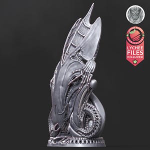 Xenos-altar | Dnd Sci-fi Grimdark Bust Statuette Terrain | 135mm | by ...