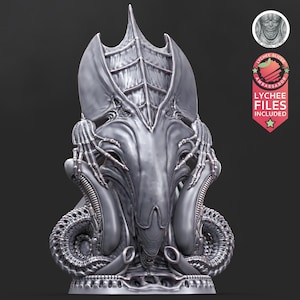 Xenos-altar | Dnd Sci-fi Grimdark Bust Statuette Terrain | 135mm | by ...