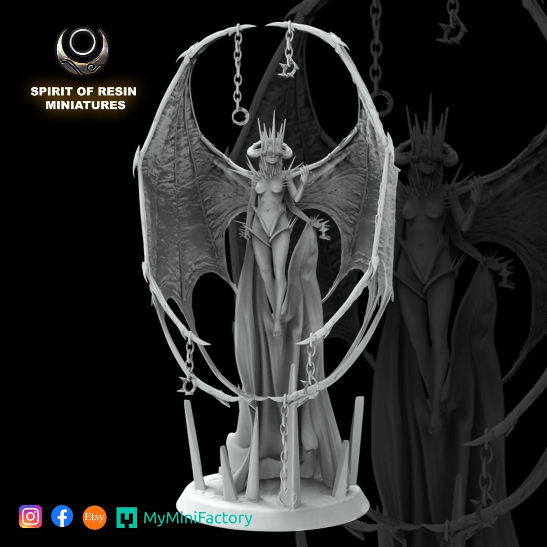 Widow Queen & Servants | Dnd Fantasy Light Elemental Monster Miniatures ...