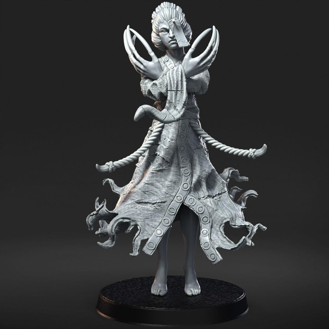 Hojo Masako Fantasy Dnd Monster Girl Collectible Minaitures 32mm / 75mm ...