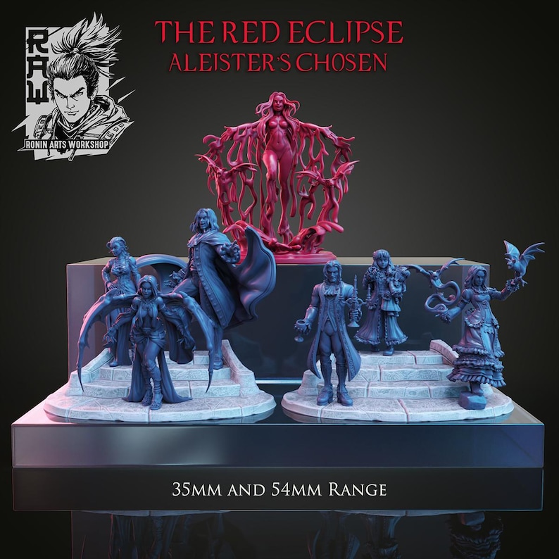The Red Eclipse | Fantasy Dnd Vampire Monster Collectible Miniatures ...