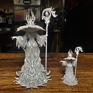 High Elf Queen | Female Fantasy Miniature 3d Resin Print Model Pin up ...