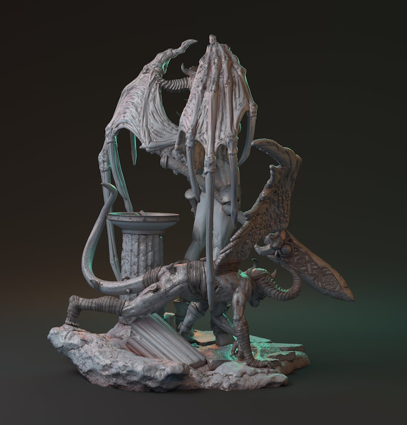 Manakane Aytress Miniature Fantasy féminine DnD Demoness fighter ...