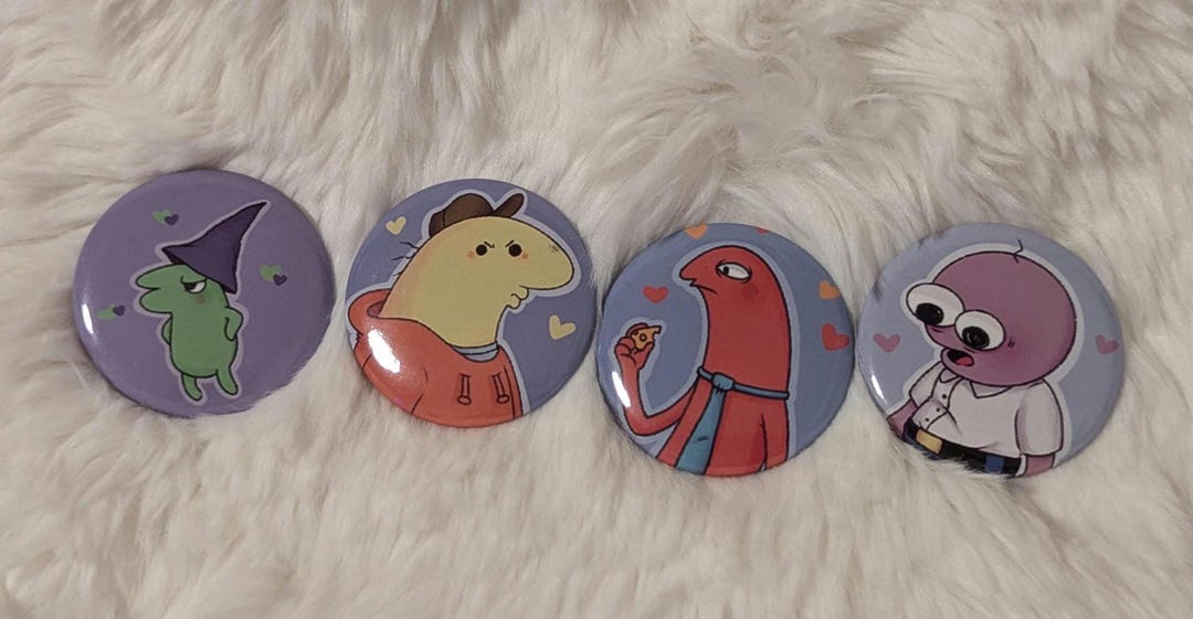 Smiling Friends Buttons - Etsy