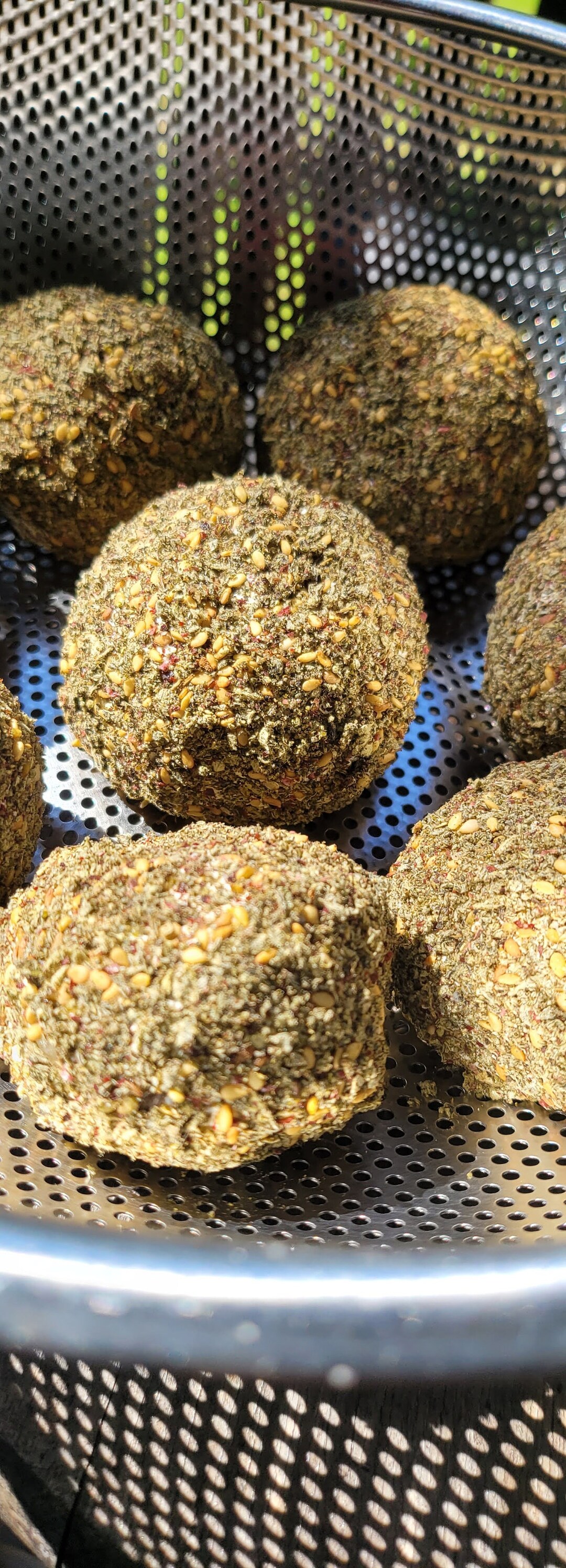 Shanklish Lebanese,hard Cheese,covered in Thyme,small Ball of Shanklish ...