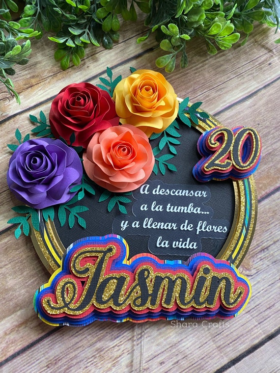 Mexican Cake Topper Birthday Cake Topper Mexican Theme - Etsy