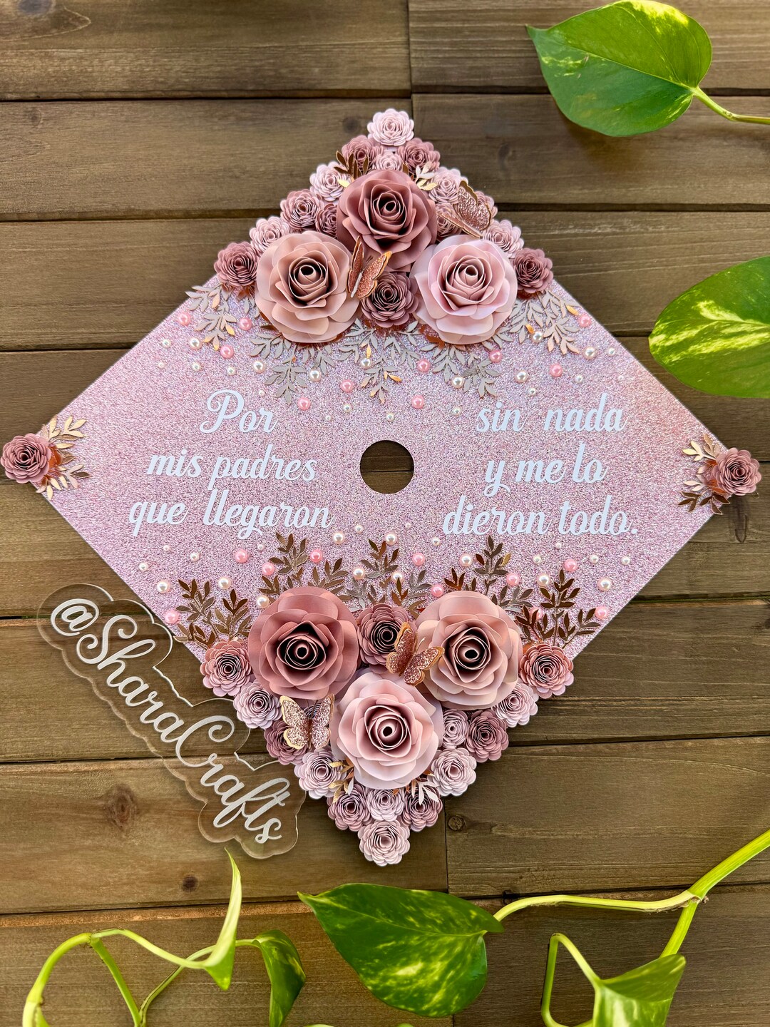 Elegant Graduation Cap Decoration, Grad Cap, Especially Personalized ...