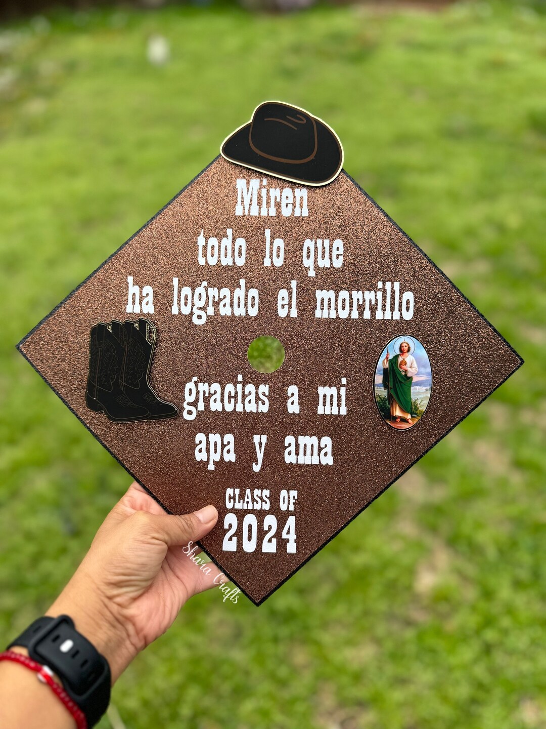 Graduation Cap Decoration, Mexican Grad Cap, Grad Cap Topper - Etsy