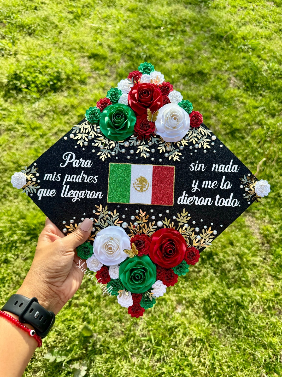 Graduation Cap Topper, Mexican Decoration, Grad Cap, Graduation Cap ...