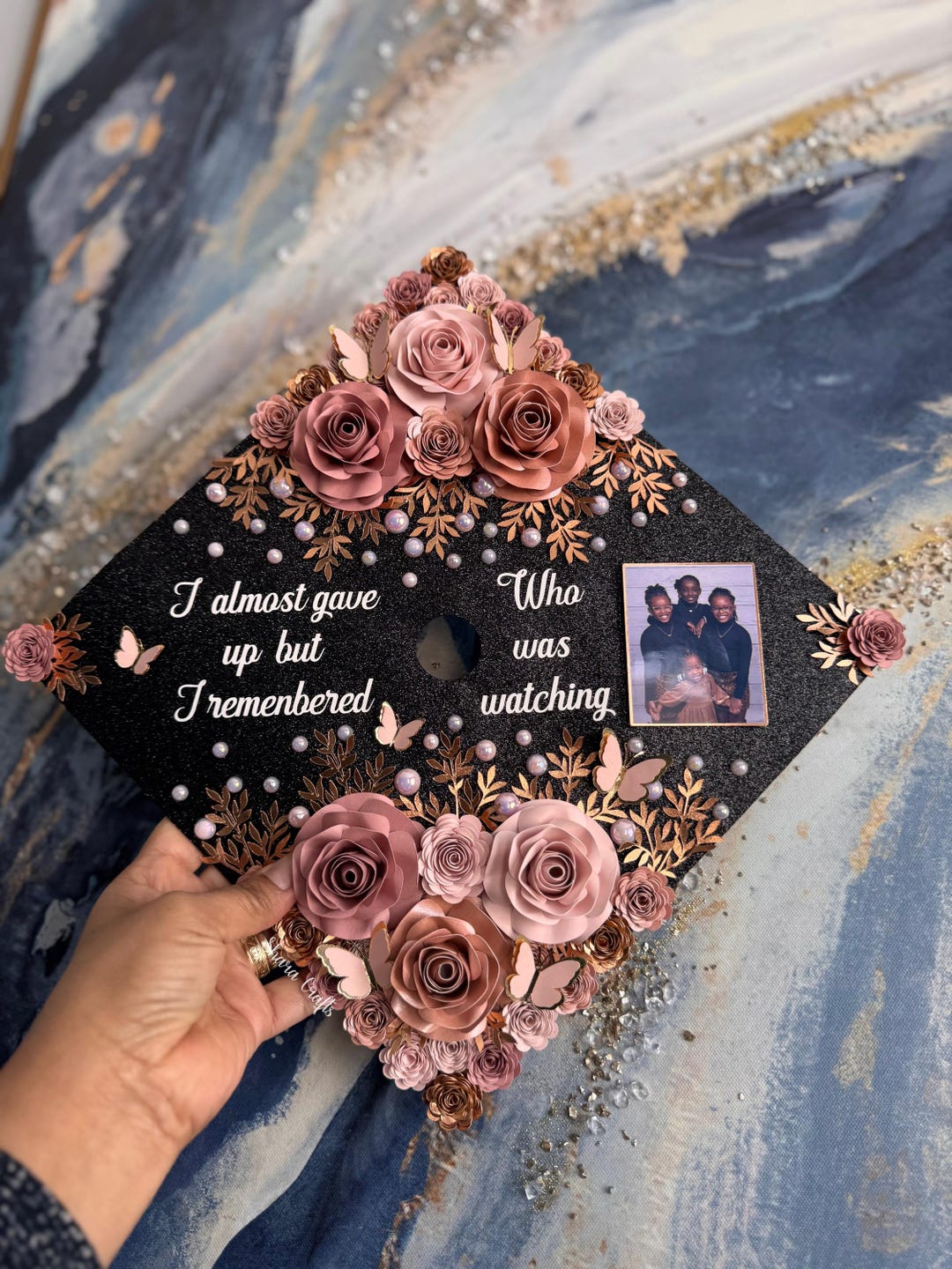 Graduation Cap Decoration, Grad Cap With Personal Picture - Etsy