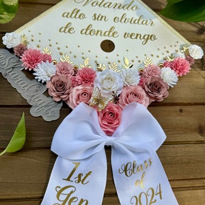 Graduation Cap Decoration, Grad Cap With Bow - Etsy