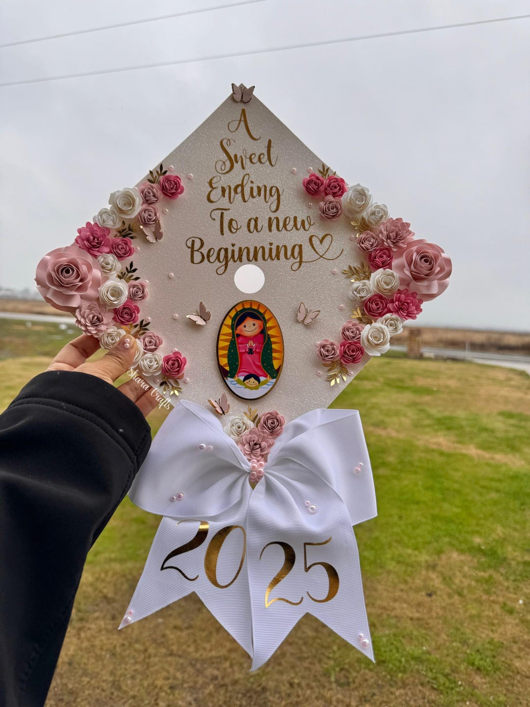 Graduation Cap Decoration, Grad Cap With Bow, Grad Cap With the ...