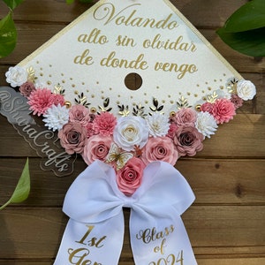 Graduation Cap Decoration, Grad Cap With Bow - Etsy