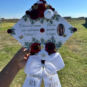 Graduation Cap Decoration, Grad Cap With Bow, Graduation Cap With ...