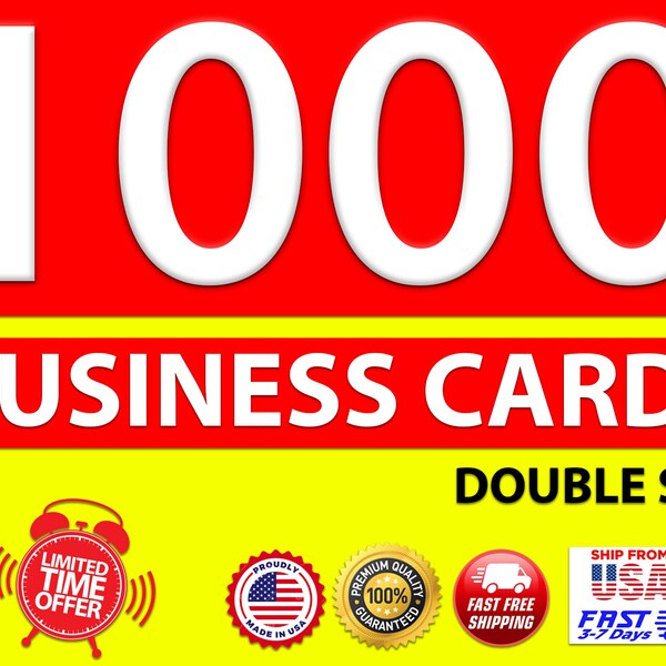 1000 Business Cards - Etsy