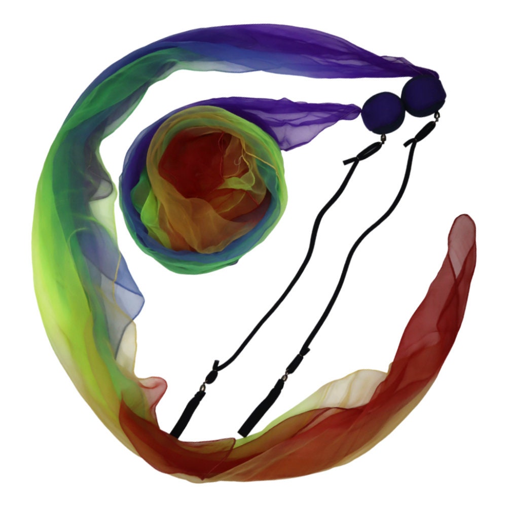 Pair of Long Veil Poi With Carry Bag - Etsy