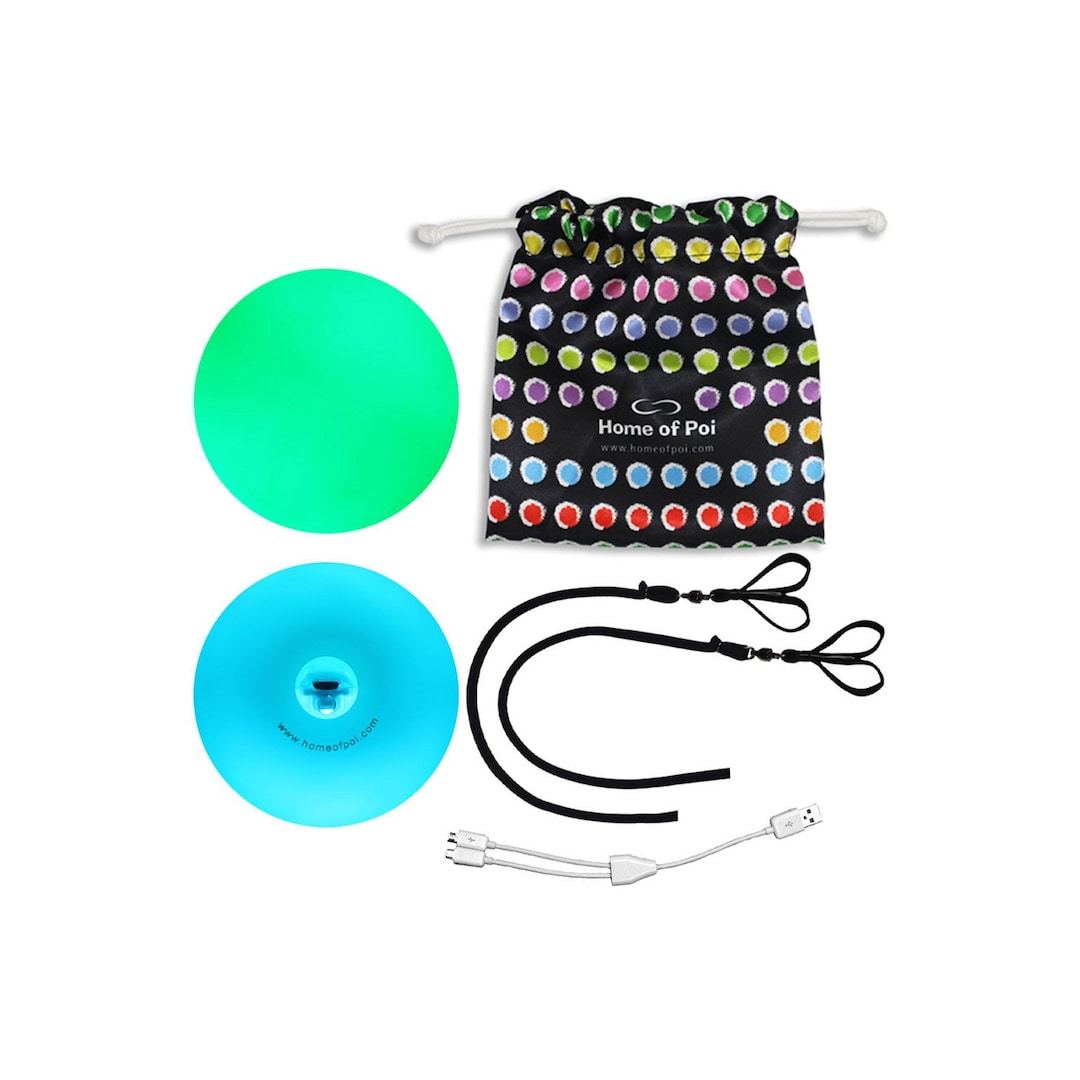 Pair of LED Pendulum Multi-function Contact Poi - Etsy