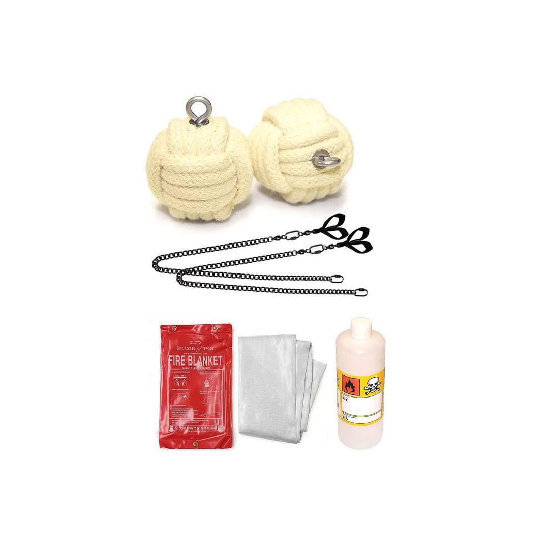 Starter Fire Poi Kit - Etsy