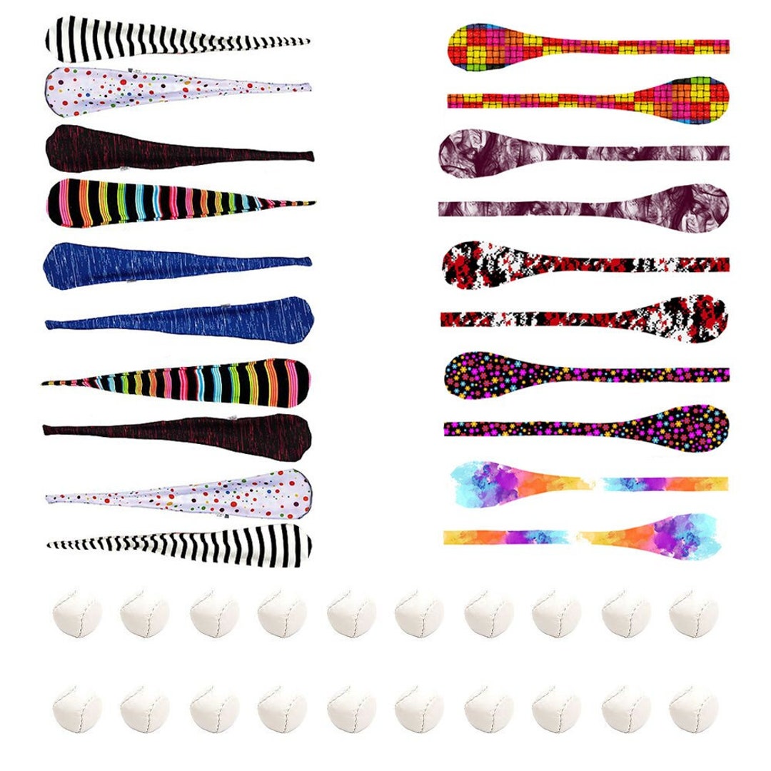 Pack of Cone and Sock With Soft Poi Weights and Carry Bag - Etsy