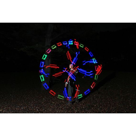 Set of Ninja LED and Monkey Fist Fire Poi - Etsy