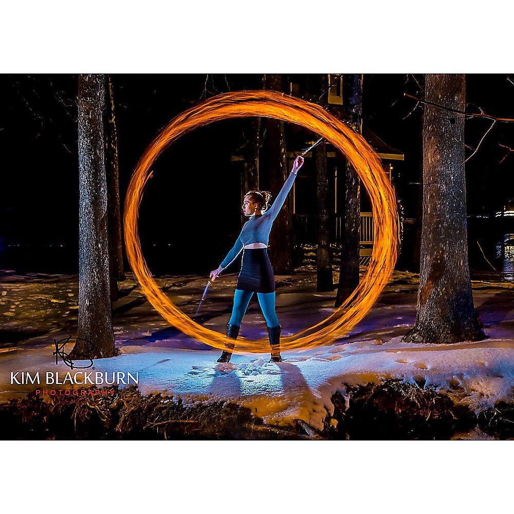 Set of Ninja LED and Monkey Fist Fire Poi - Etsy